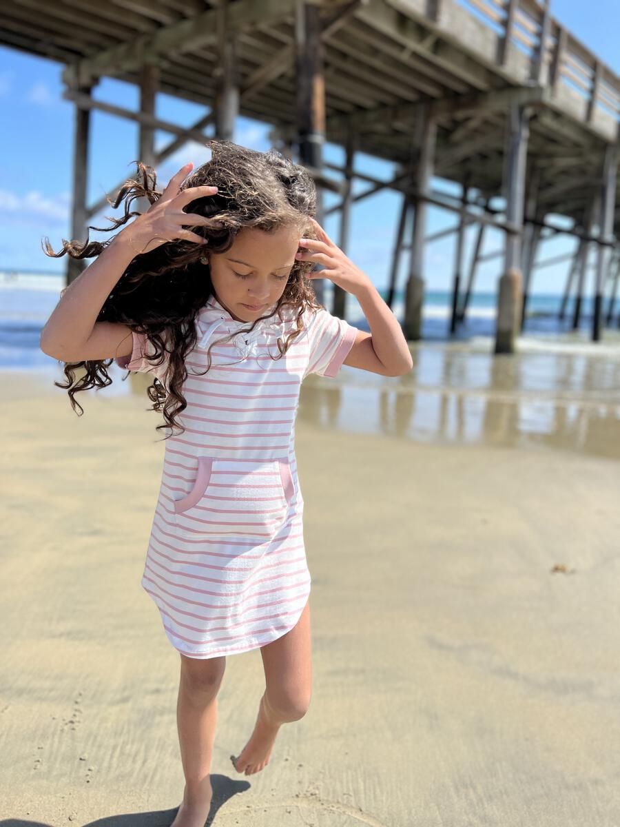 Vignette Tracey Dress in Pink Ivory Stripe – Lively Kids