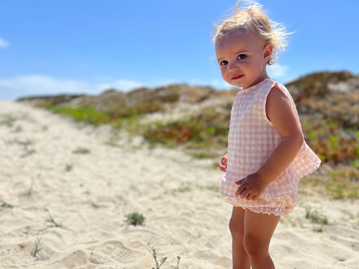 Vignette Aria Set in Beach Plaid – Lively Kids
