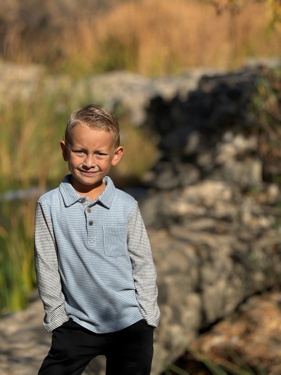 Me & Henry Troy Polo Blue – Lively Kids