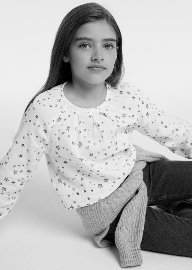 Mayoral Tween Stars Printed Blouse – Lively Kids