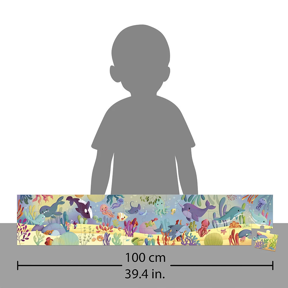 Janod Sea Animals Frieze Puzzle 36 Pieces – Lively Kids