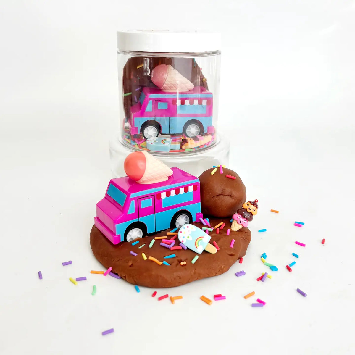 Ice Cream Truck (Chocolate) Mini Dough-To-Go – Lively Kids