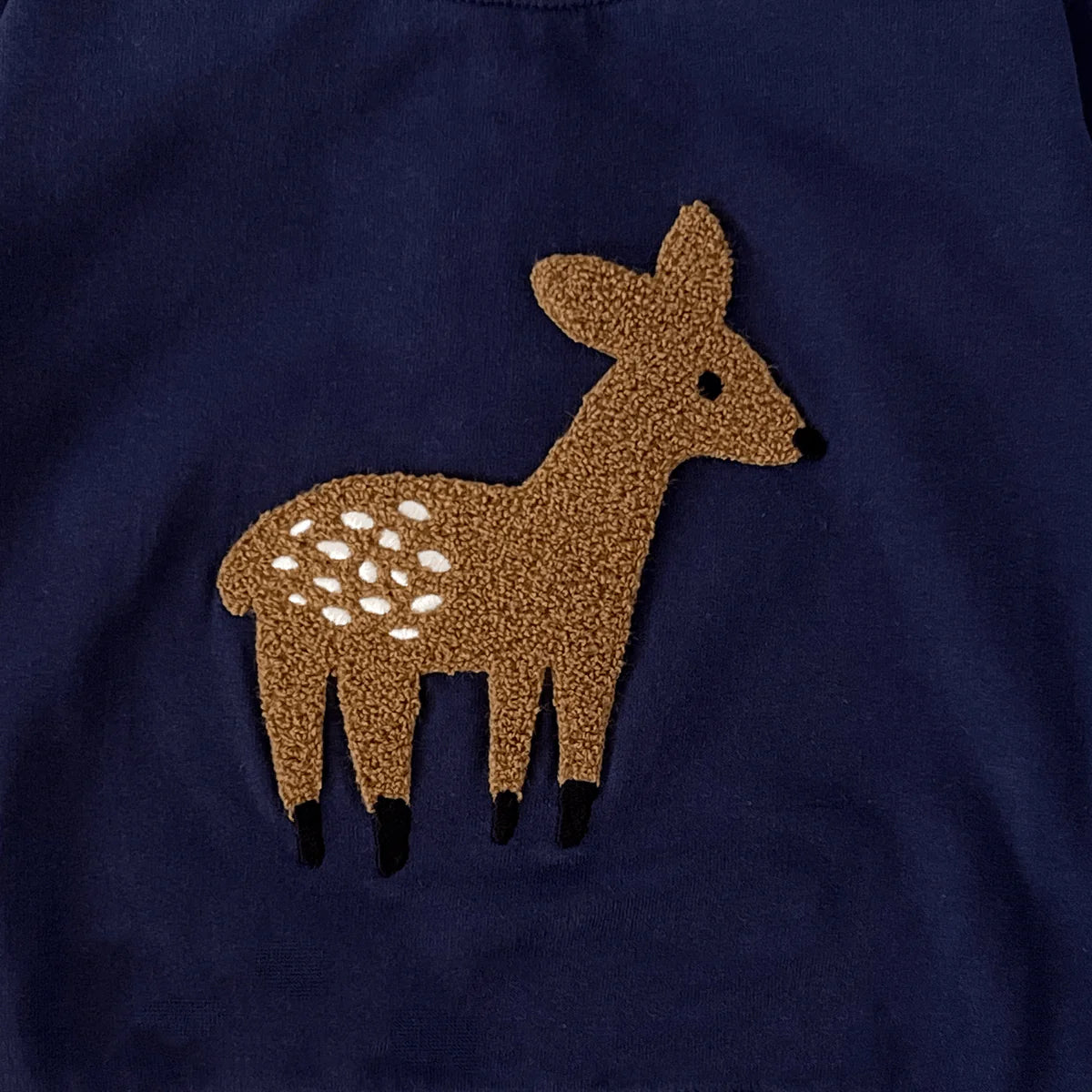 Mon Coeur Recycled Cotton Fawn Sweatshirt – Lively Kids