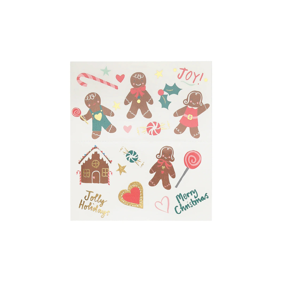 Meri Meri Gingerbread Temporary Tattoos – Lively Kids