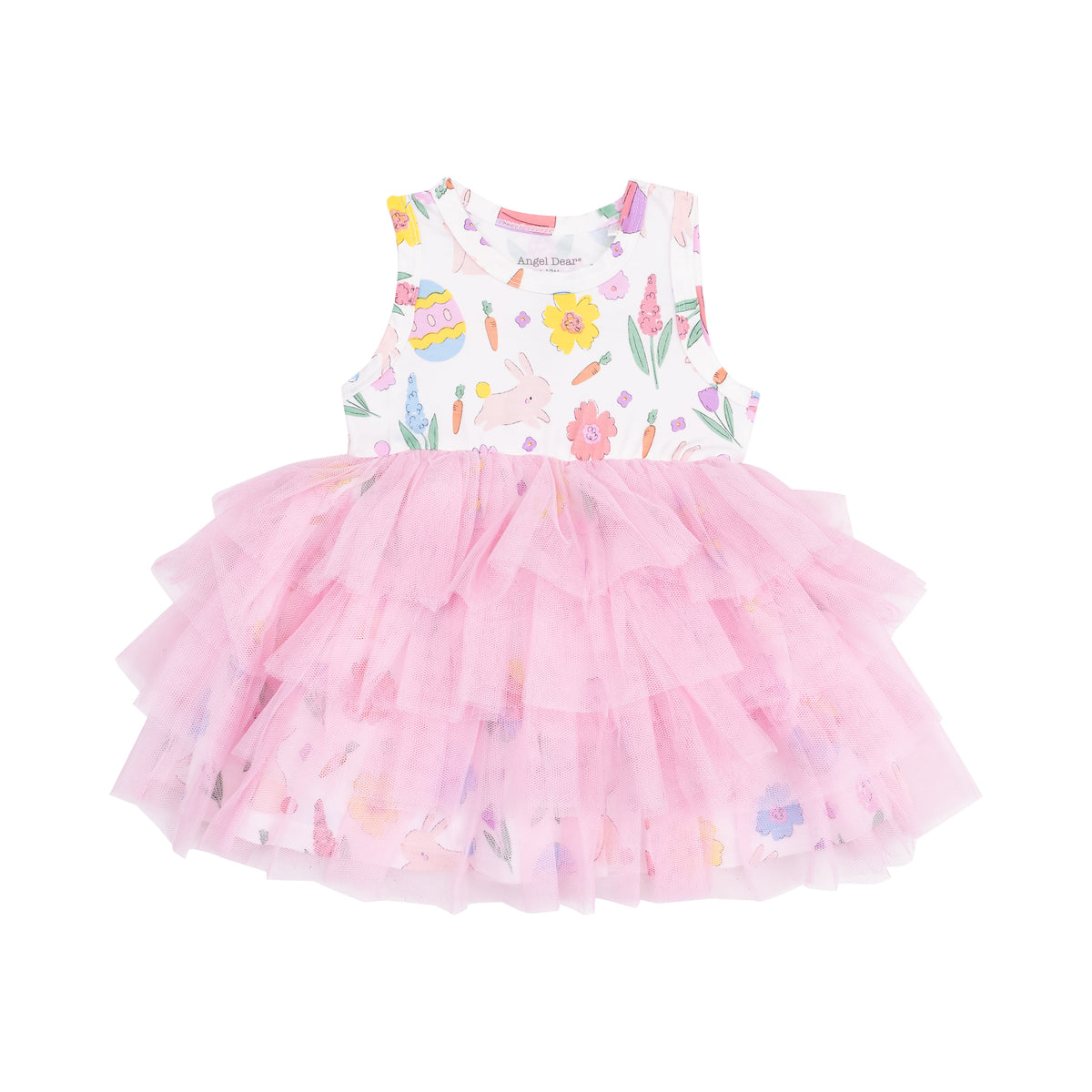 Angel Dear Easter Bunnies - Pink Twirly Tank Tutu Dress – Lively Kids