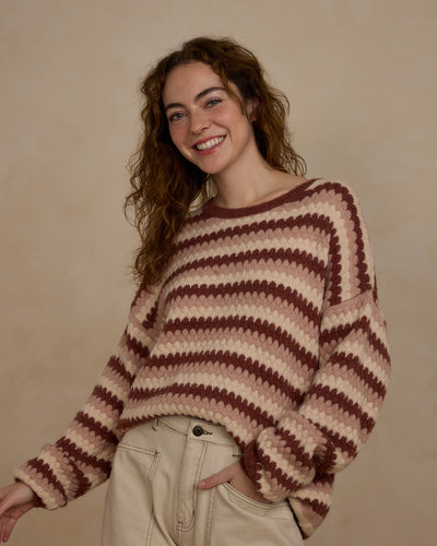 Tan Trout Knit Crew Sweater – Lively Kids