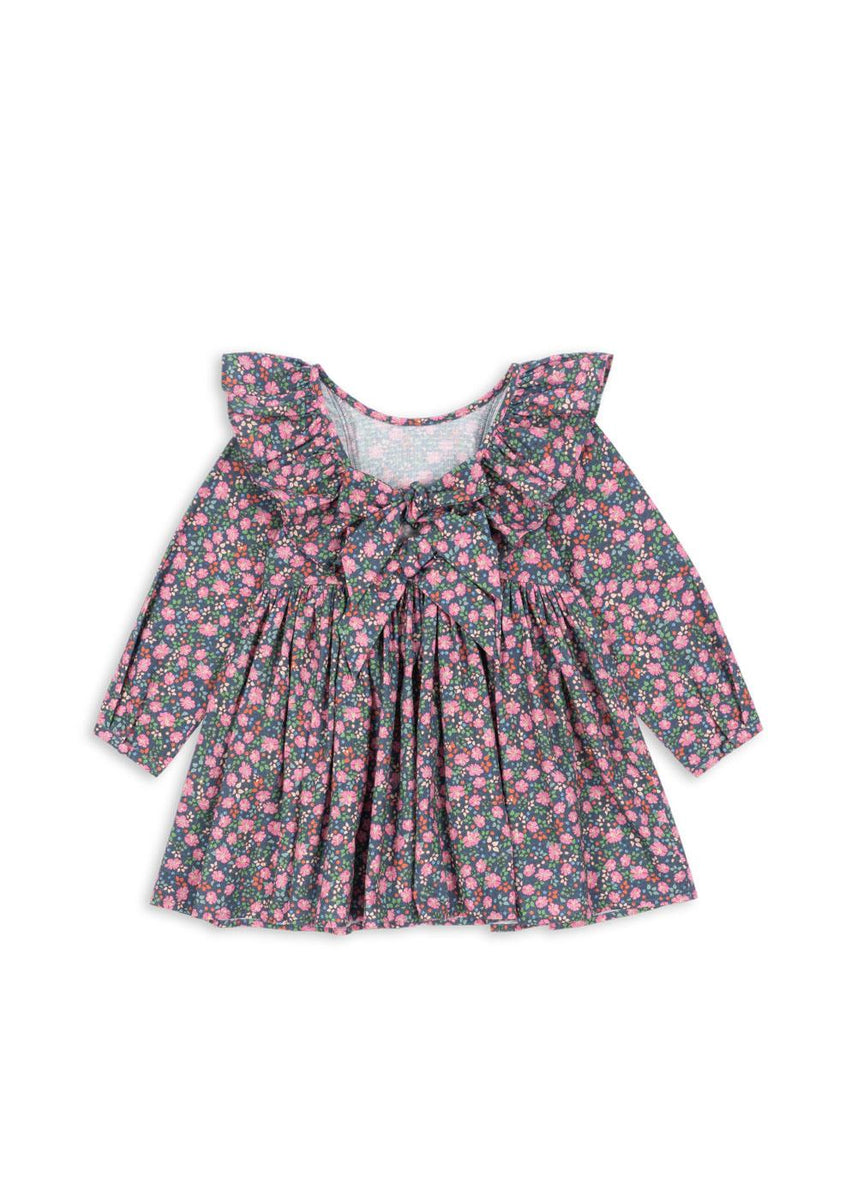 Konges Sløjd Cianna Long Sleeve Bow Dress GOTS Kyoto – Lively Kids