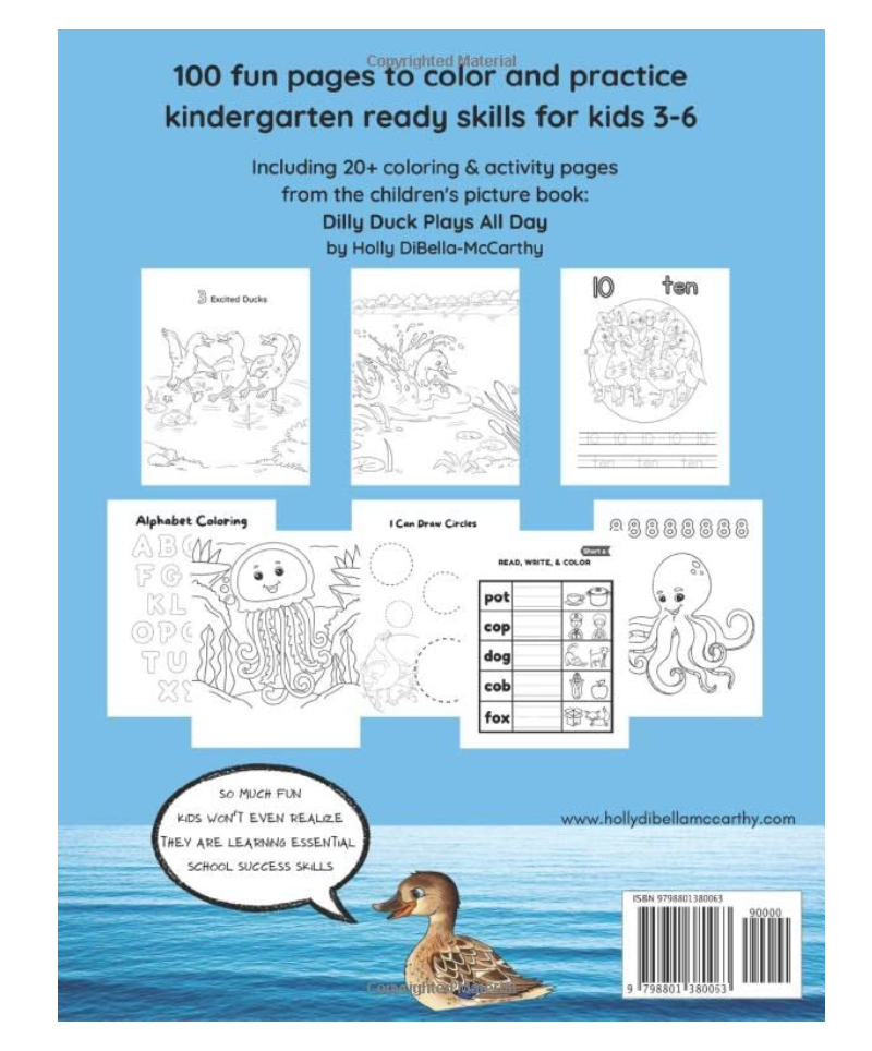 Dilly Duck And Friends Coloring Activity Book – Lively Kids